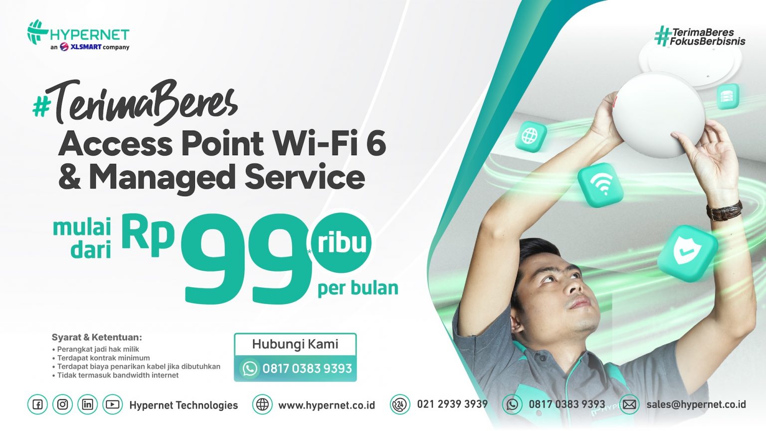Access Point Wi-Fi 6 - Hypernet